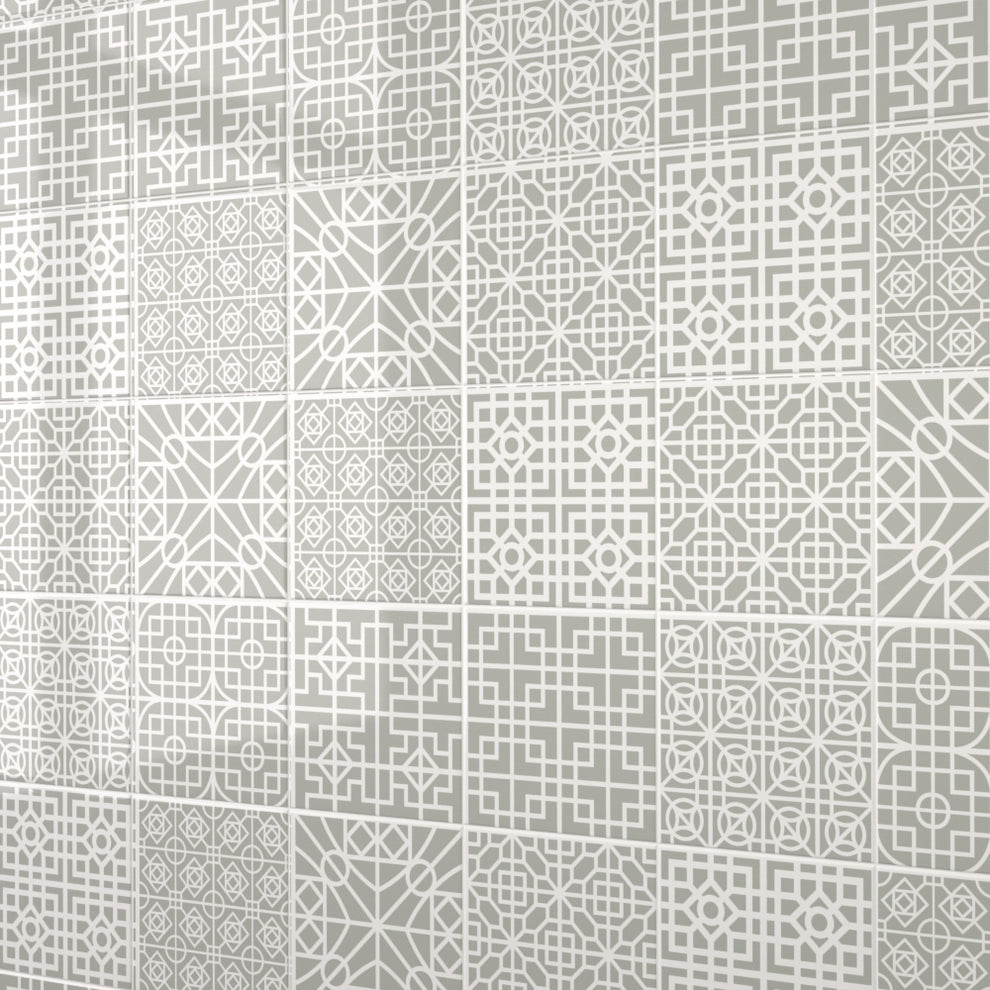 Standard Tile Victorian Grey Design Wall Panel (1220x2440mm) - Reco ...
