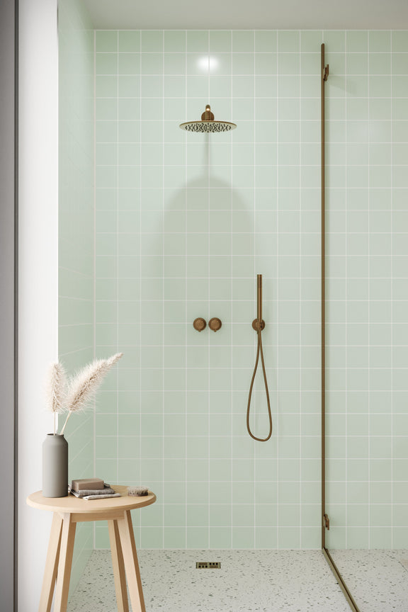 100 Tile Glass Green Wall Panel - Reco Surfaces