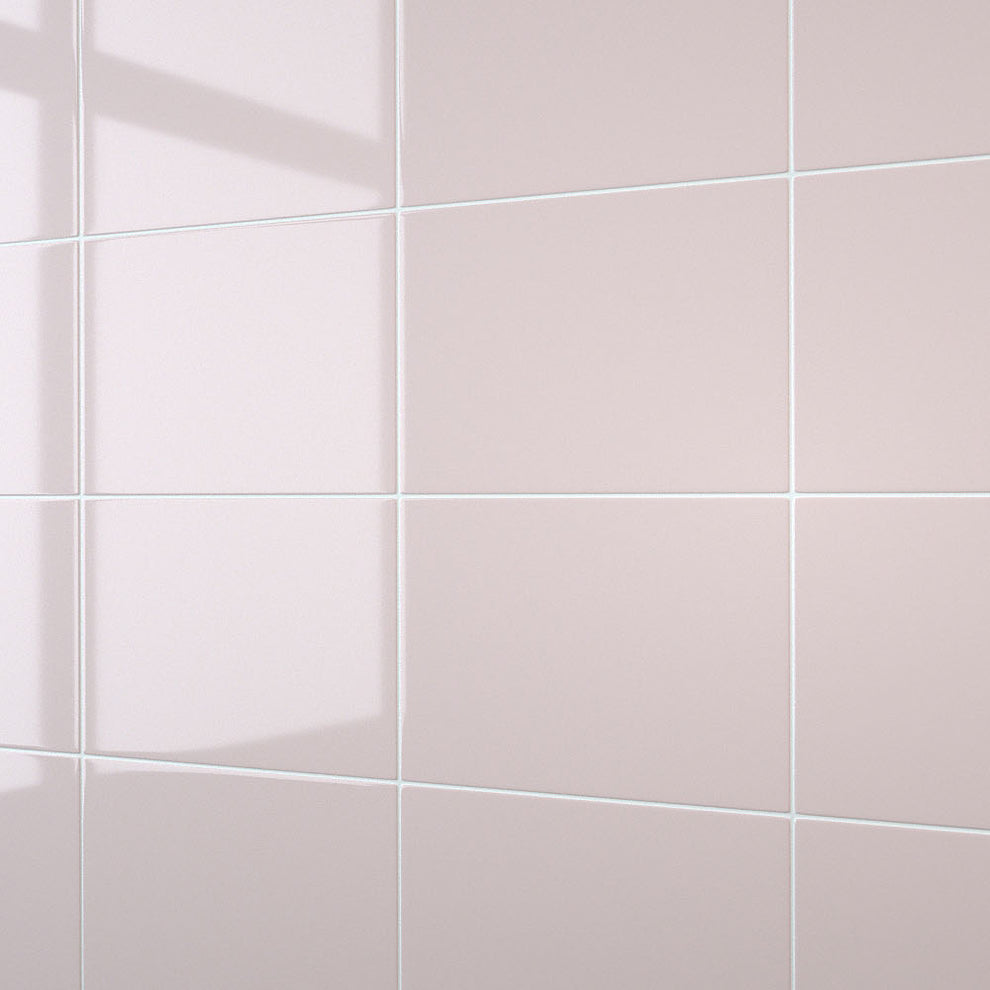 Large Tile Pastel Pink Wall Panel - Reco Surfaces