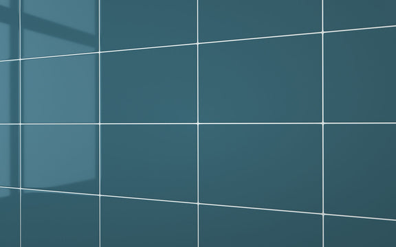 Large Tile Teal Blue Wall Panel - Reco Surfaces
