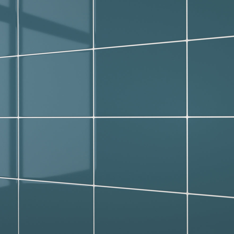 Large Tile Teal Blue Wall Panel - Reco Surfaces