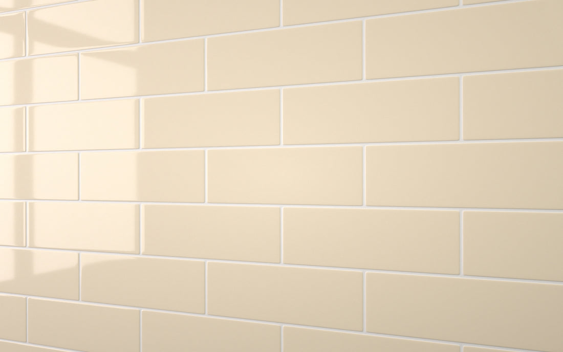 Flat Metro Large Brick Tile Sand Wall Panel - Reco Surfaces
